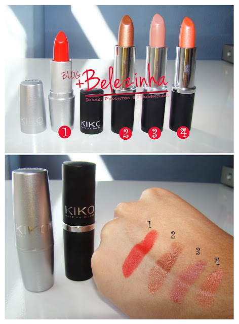 Mais Belezinha: Batons Kiko Milano-resenha