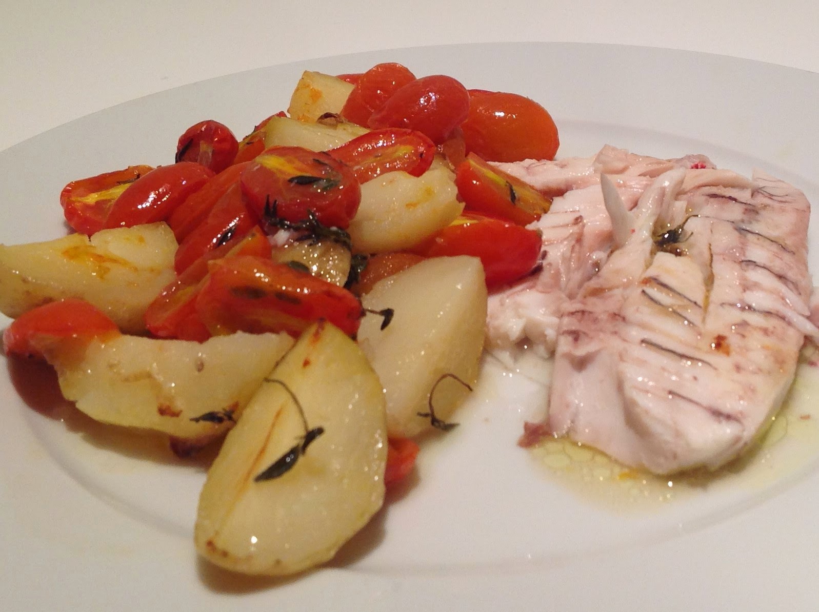 KITCHEN IN THE SAND: Oven roasted red snapper