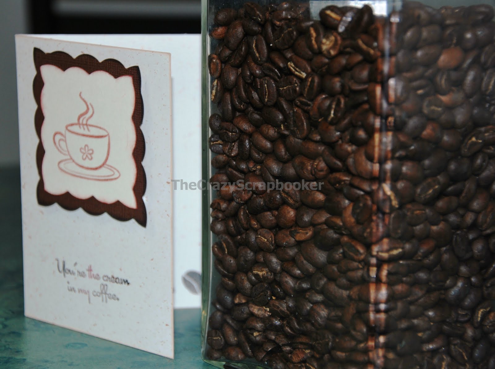 TheCrazyScrapbooker...: Cafe Latte – My handmade coffee greeting cards