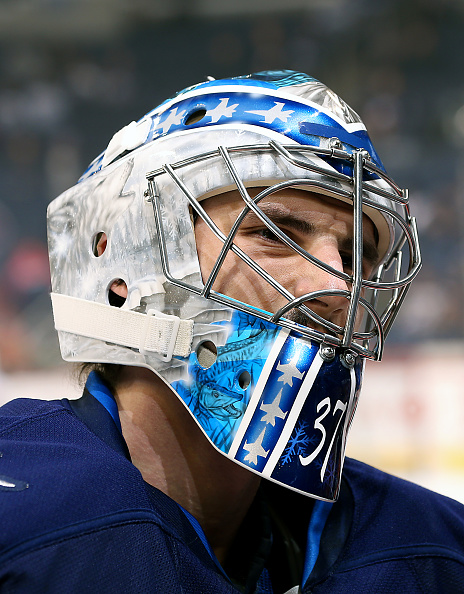 I Love Goalies!: Connor Hellebuyck 2016-17 Mask