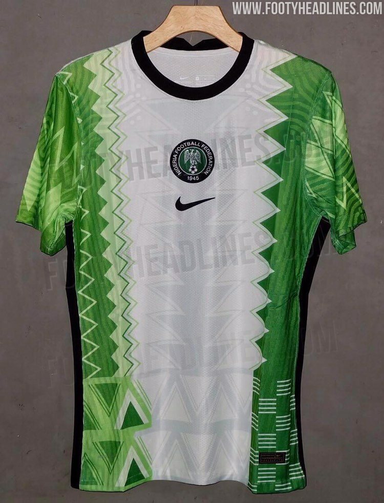 New Home Kit Pictures Leaked: Nike Nigeria 2020-21 Kits Revealed ...