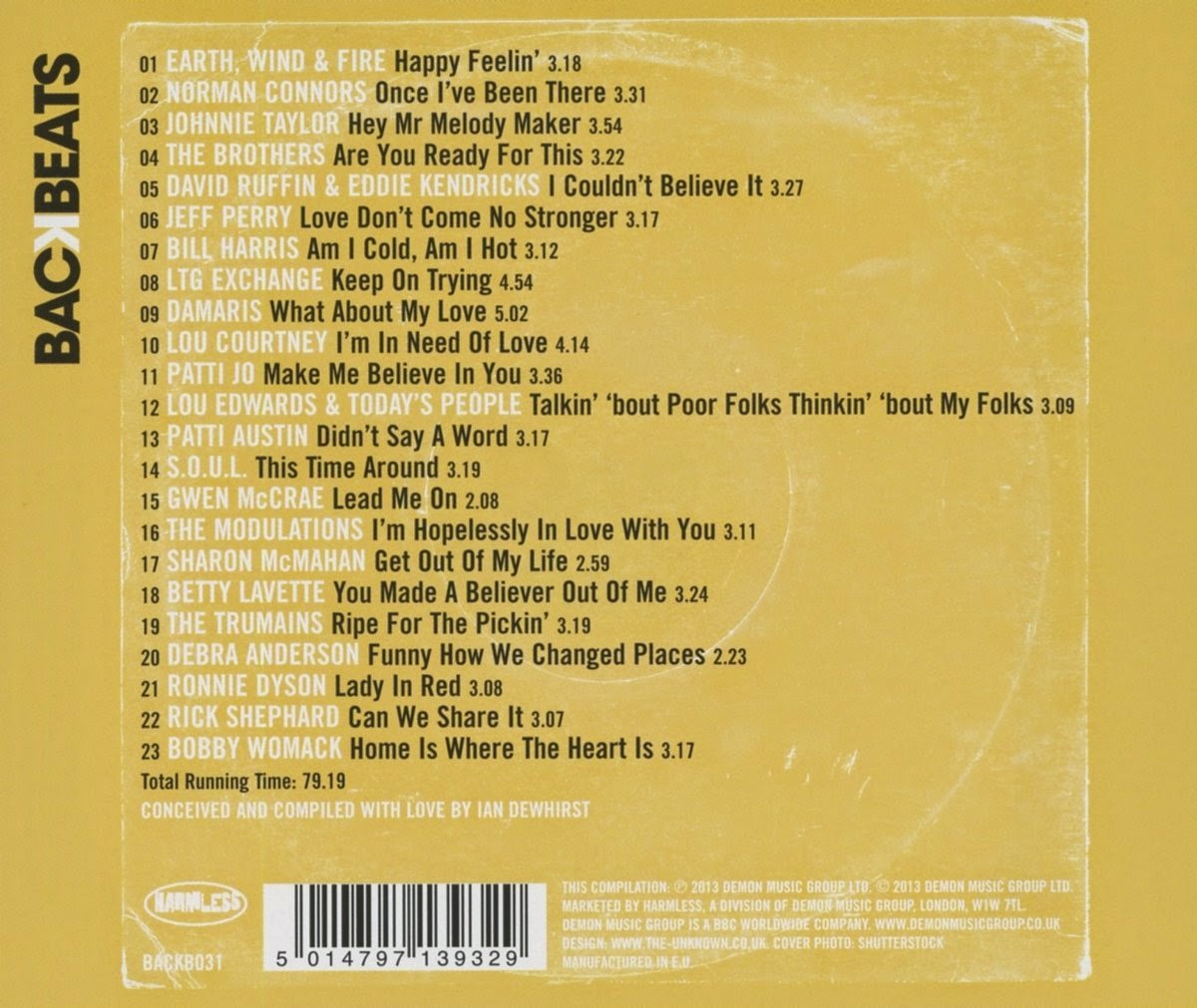 The Hideaway: Demon/Harmless's BACKBEATS Series: 1970s Modern Soul