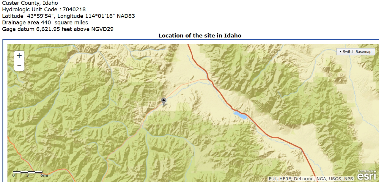 Mackay, Idaho: Big Lost River Hydrology