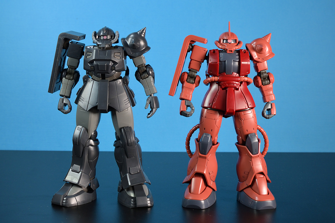 Elemental Cheese: Gunpla Review: HGUC Act Zaku [Kycilia's Forces]