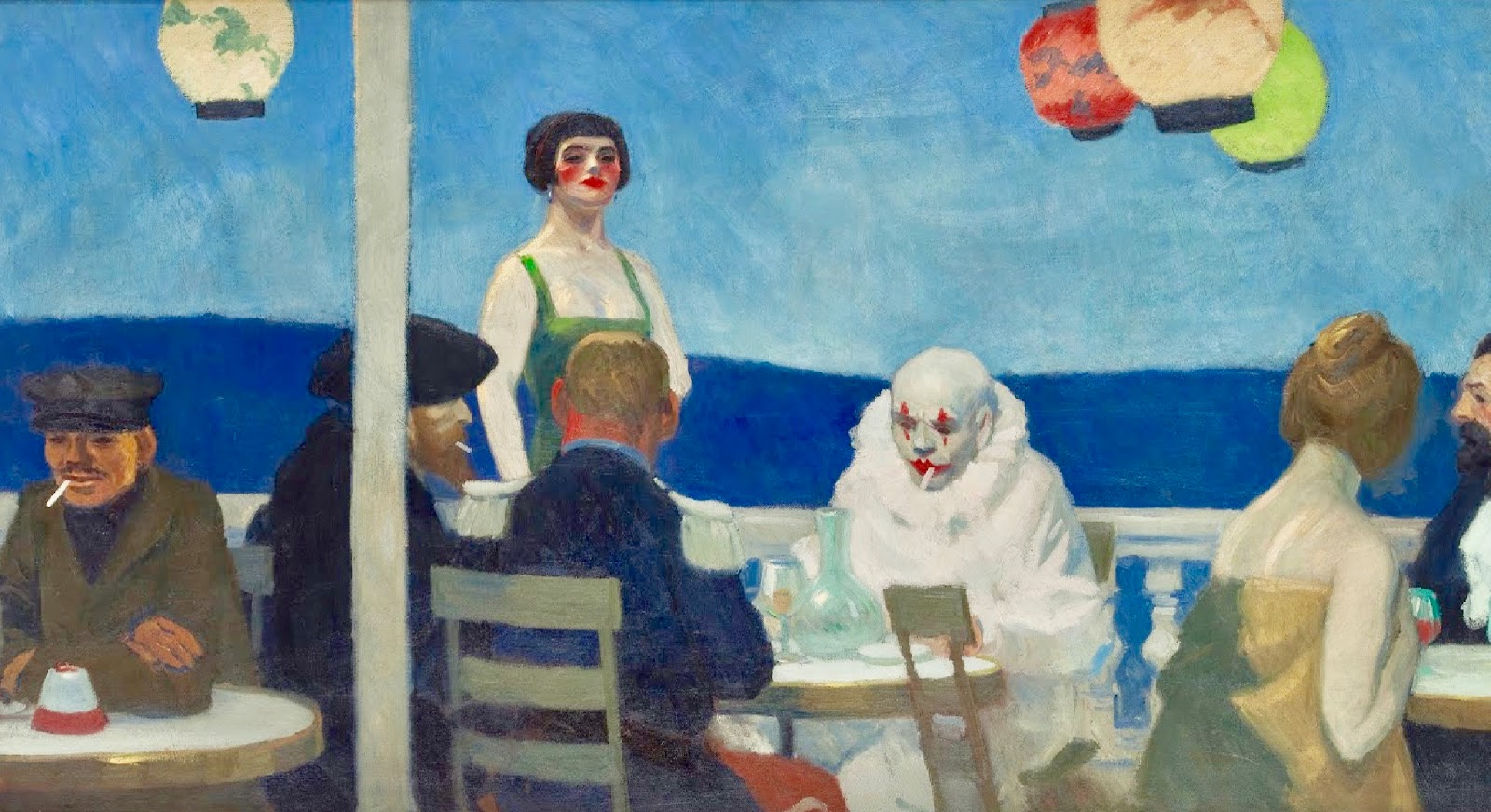 El Poder del Arte: "La tarde azul "Soir Bleu" obra de Edward Hopper