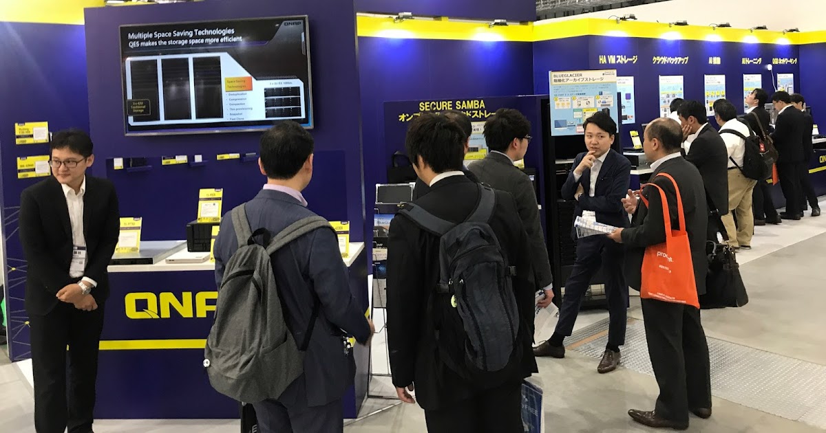 QNAP join 10th CLOUD COMPUTING EXPO JAPAN demo new storage & network ...