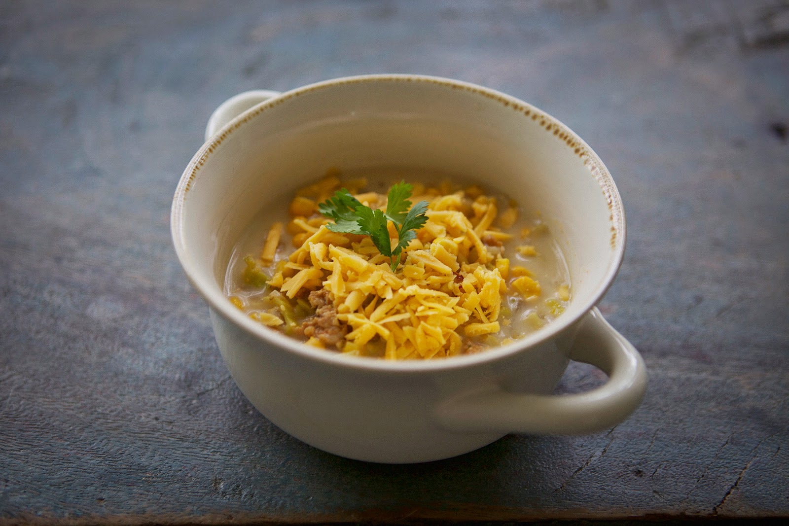 The Meat and Potatoes Foodie: Corn, Sausage & Leek Chowder. A warm hug ...