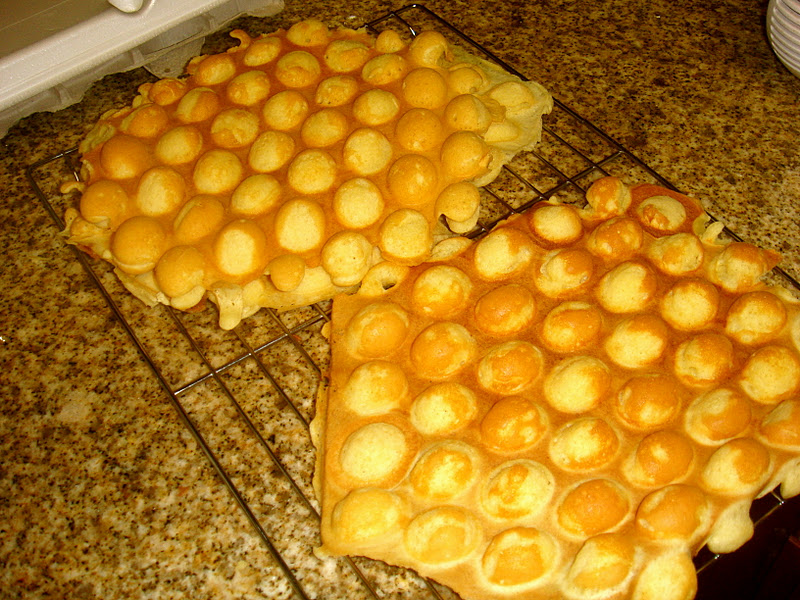 C for Cupcake Cupcakery: Chinese Style Egg Waffles (aka Eggette)