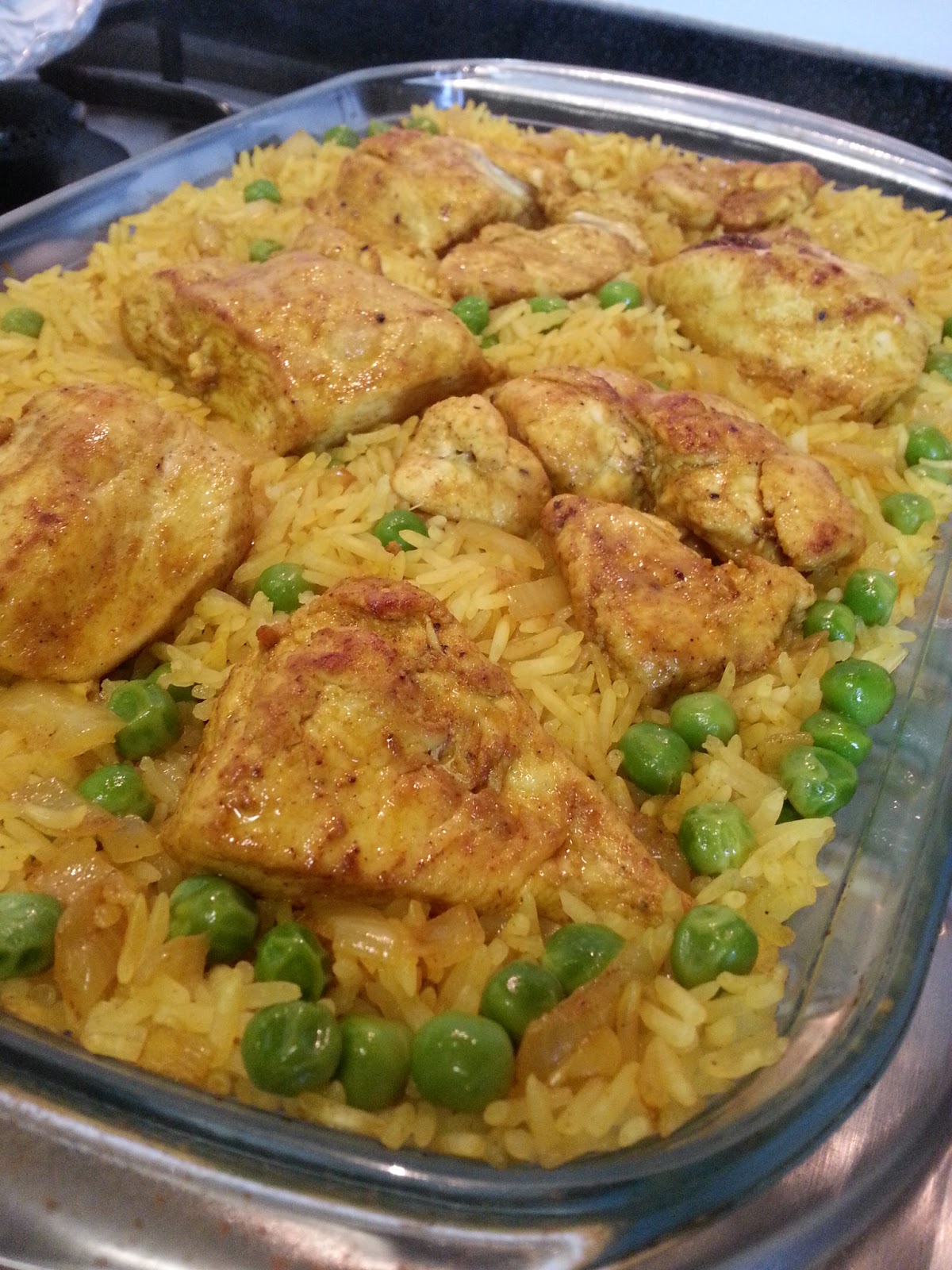 Baked Spiced Chicken & Rice - Delishar | Singapore Cooking, Recipe, and ...