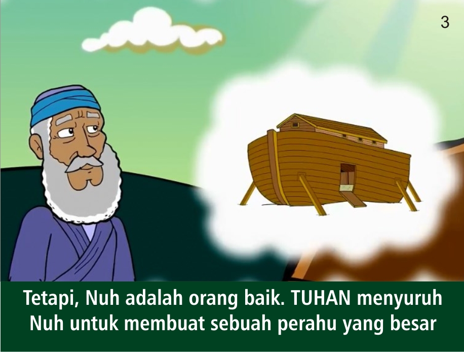 Gambar Kartun Nabi Nuh