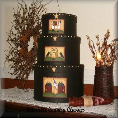 Adorable Country Classics Home Decor & Gifts: Primitive Bread Box ...