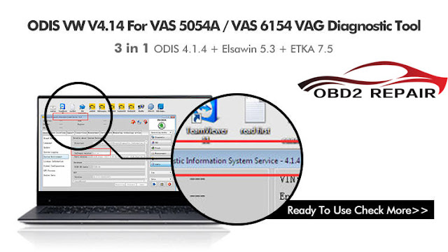 VAS 6154 VAG Diagnose ODIS VW 4.1.4 ODIS Software Free Download