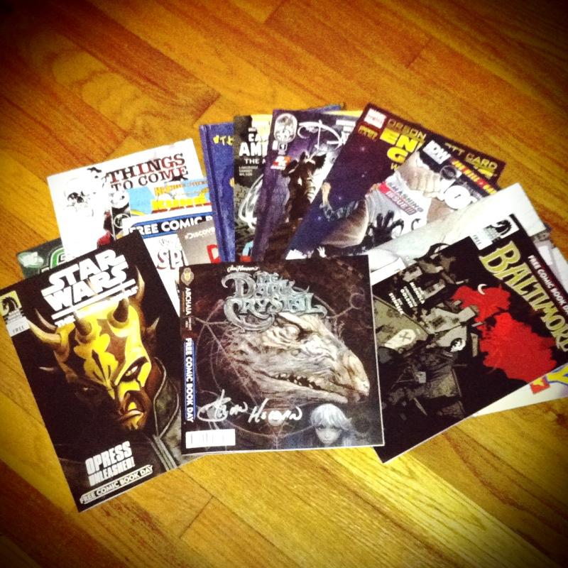 geek with curves: Rundown of My Free Comic Book Day