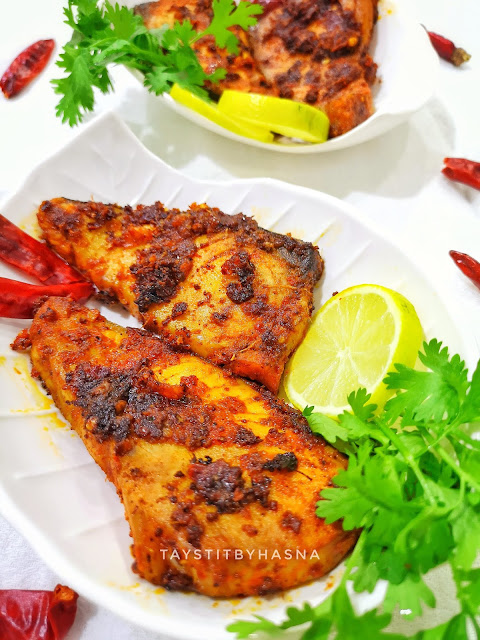 Taystit by Hasna: Goan Recheado Fish Fry