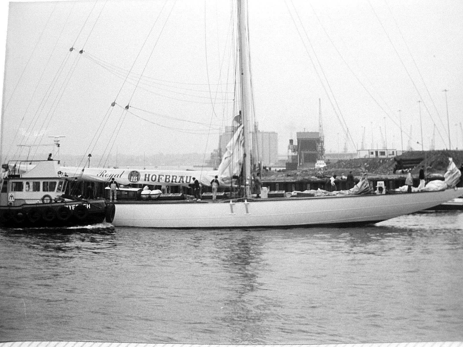 Shockwave40 Velsheda J Class Yacht Pictured 1980s Southampton Ocean Village