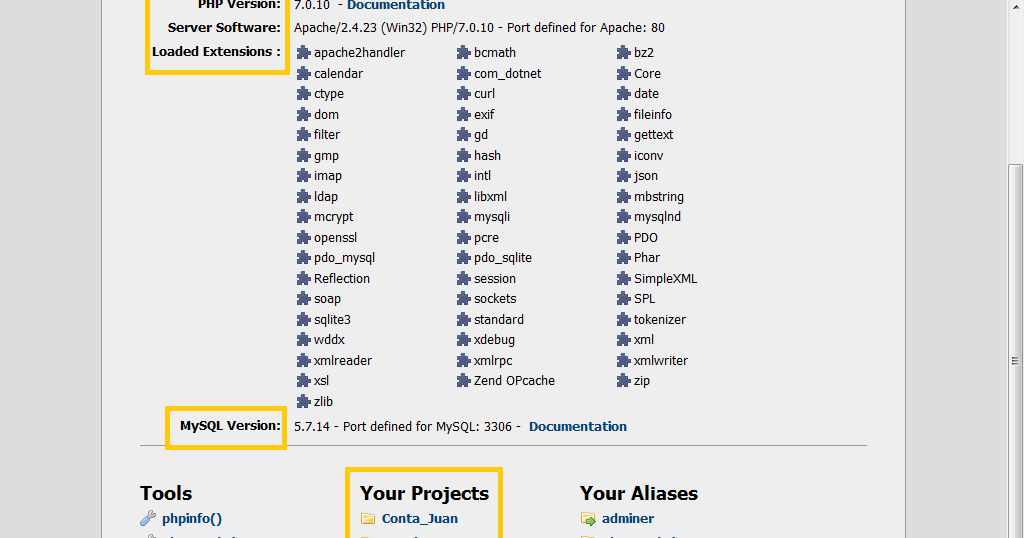 Juan M. Barrós Pazos: WapmServer Your Projects & LocalHost 127.0.0.1