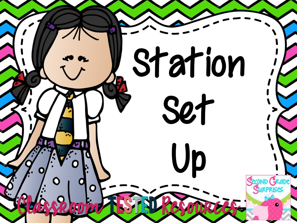 Station Set Up, Organization, and Fun Freebies!! | Classroom Tested ...
