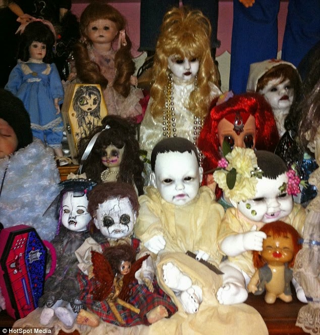 UK Paranormal Events: Grandmother claims her 200 plus dolls are possessed.