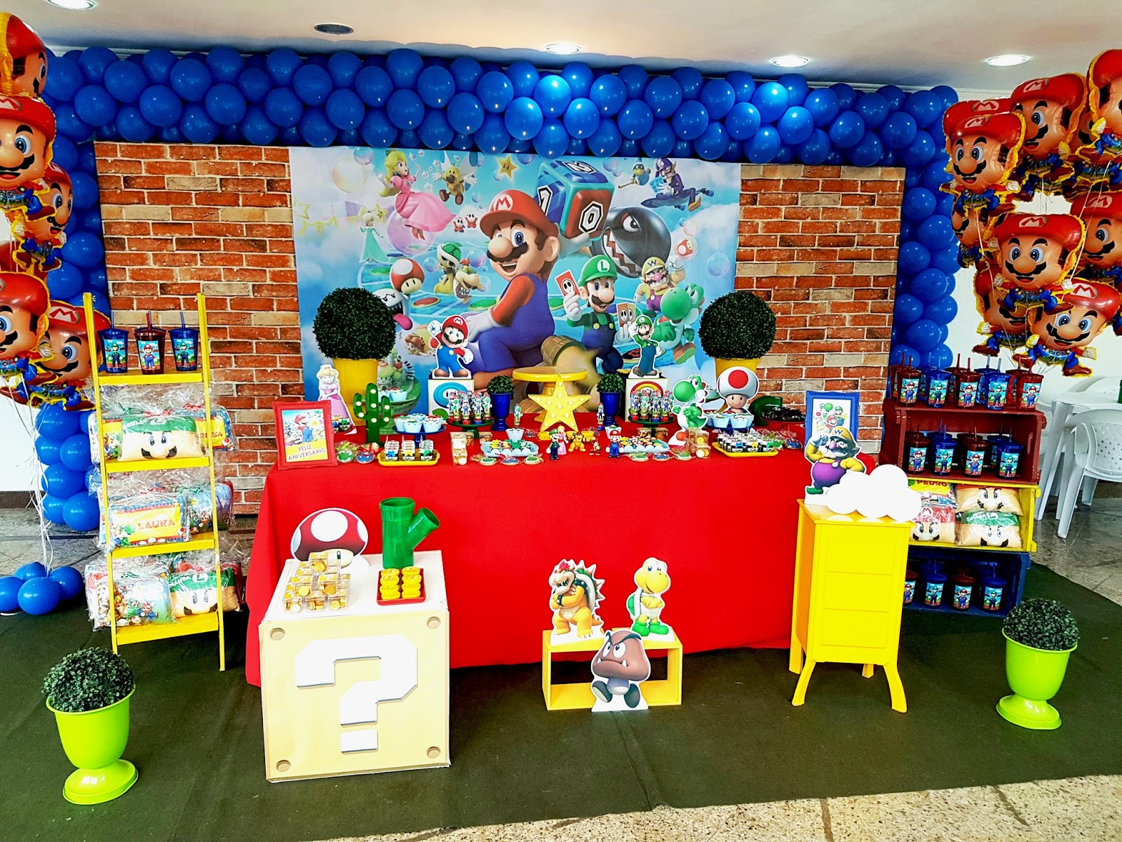 Festejar Ateliê de Festas e Lembrancinhas: Super Mário Bros para o ...
