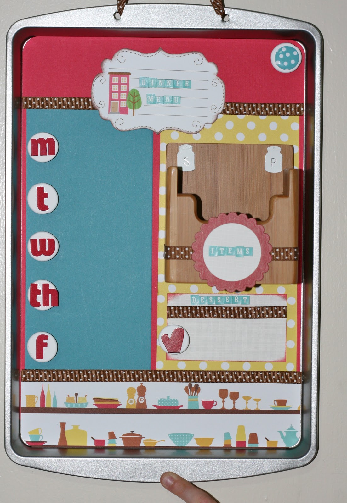 Paper Creativity: Dollar Store Craft - Menu Board