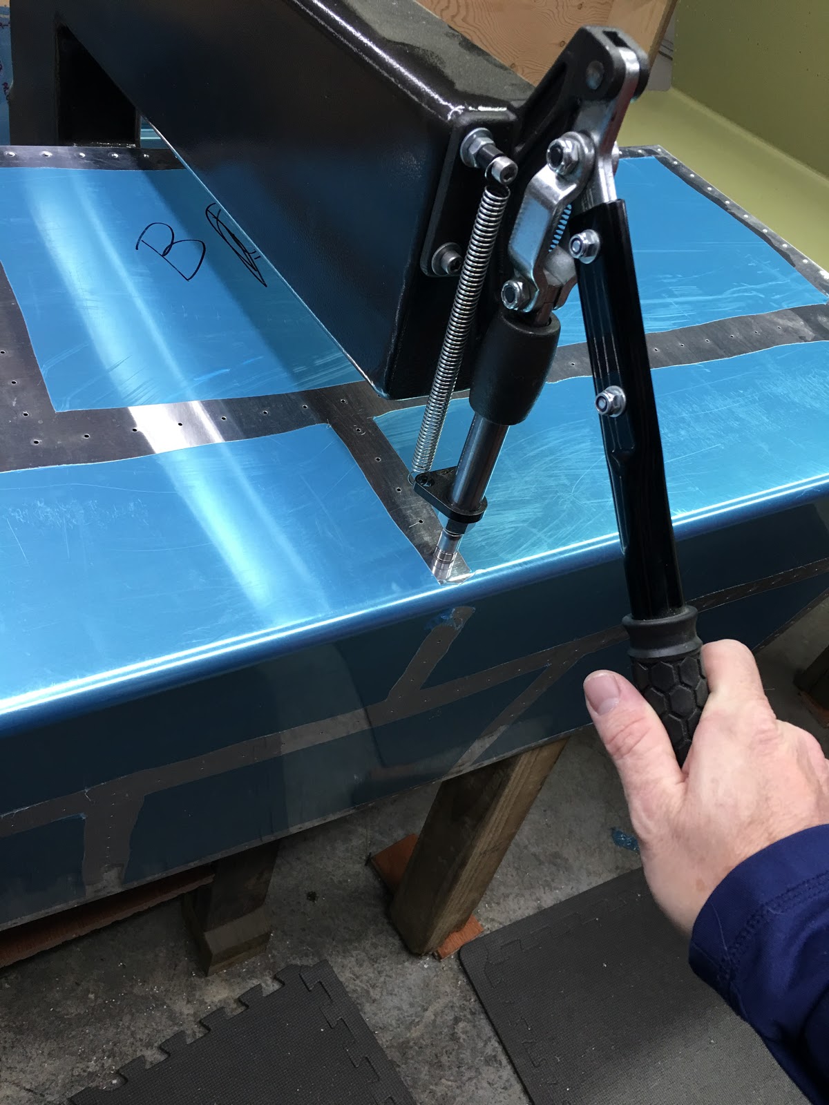 Brantel’s RV-10 Build Blog: HS Dimpling/Riveting