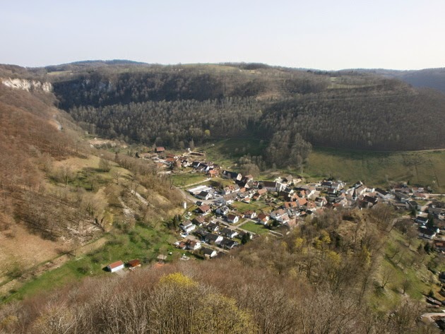 Die Schwäbische Alb und ihre Natur: Aussicht vom Wasserfels bei ...