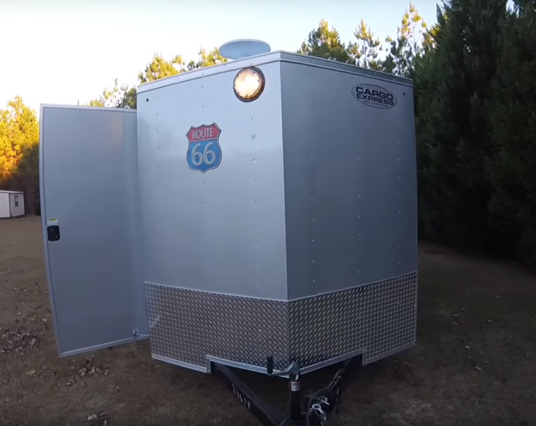 Love these Cargo Trailer conversions - Cozy