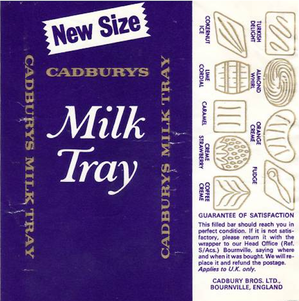 Wipe Away The Mist: Bygone Times - Milk Tray Chocolate Bar