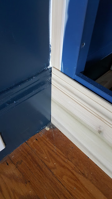 House to Home: Library Built-in Bookshelves Progress