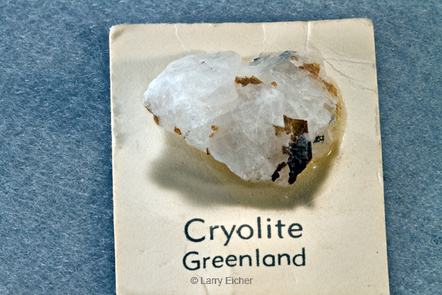 Larry at Larry's Images.com: Cryolite with Siderite