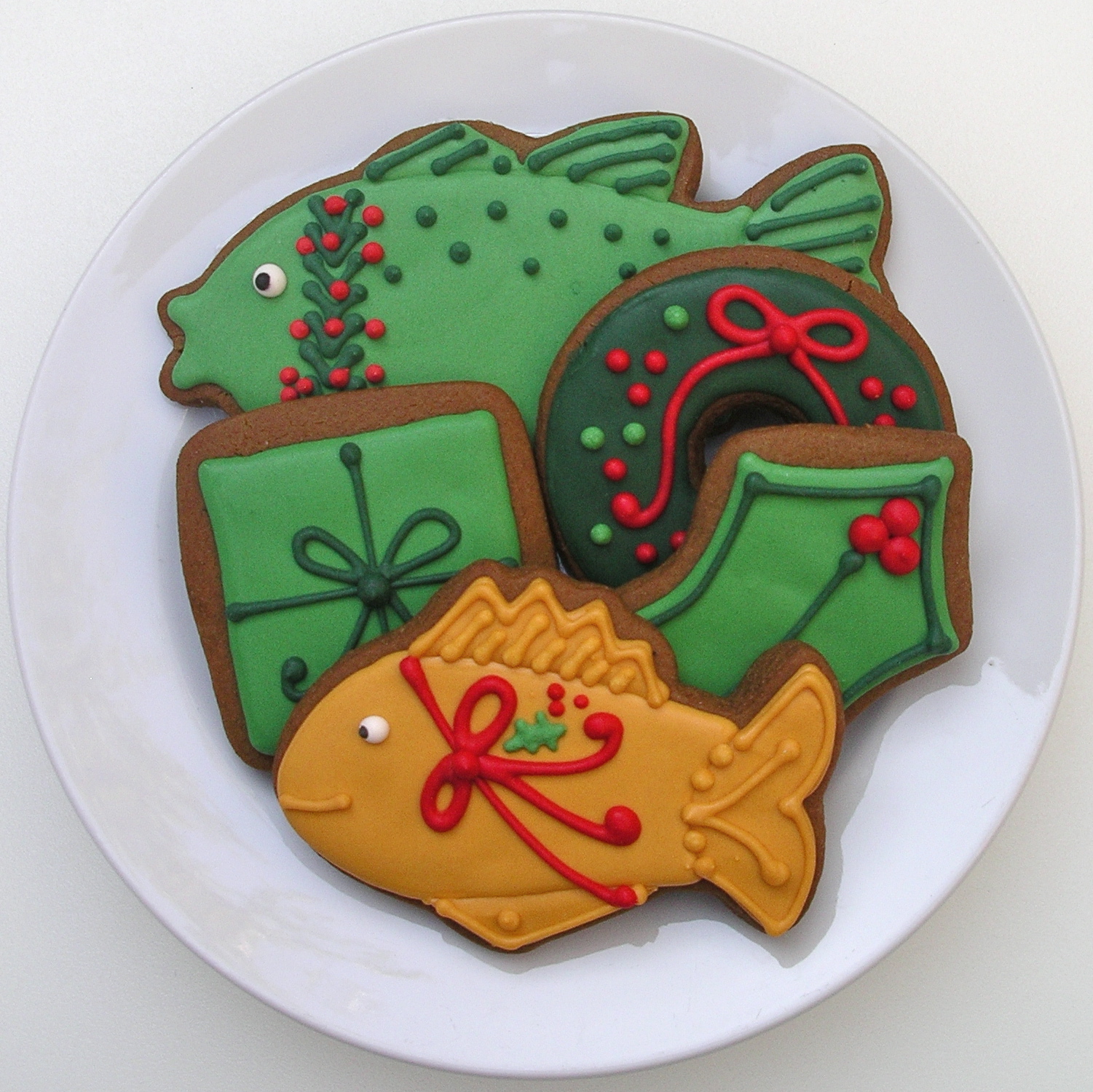 Nina's Show & Tell: Christmas Fish Cookies