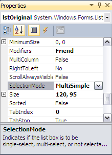 Code Seeker: Get SelectedValues from Listbox Control in VB.NET