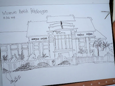 Museum Batik di Pekalongan ~ Pekalongan Sketcher