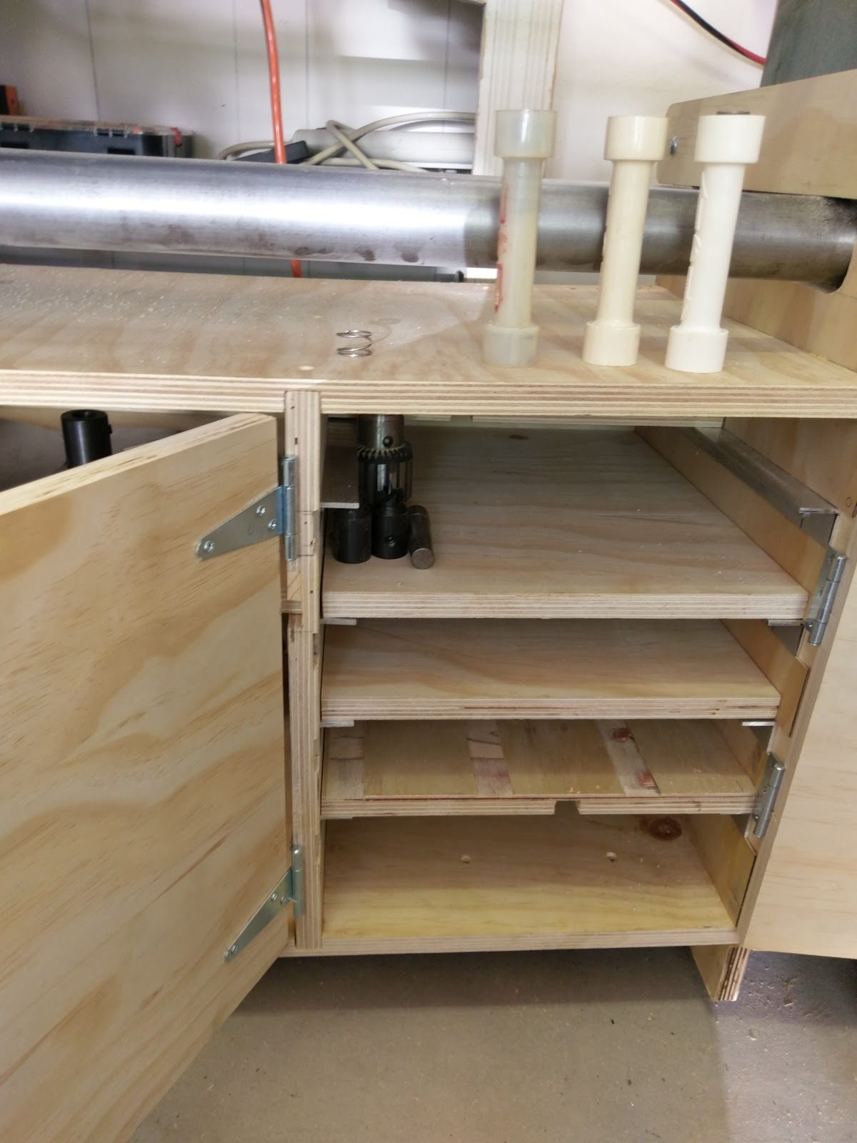Storage: A Cabinet Under The ShopSmith, Part 3 ~ Learning Woodworking ...