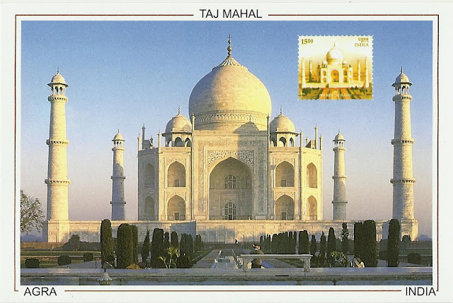 Heritage of India: Set of 9 Taj Mahal Greeting Cards issued by Agra ...