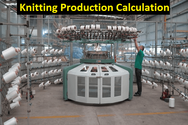 How to Calculate Production Capacity of Knitting Machine in Textile ...