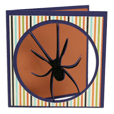 Halloween Circle Window Cards | Bits of Paper