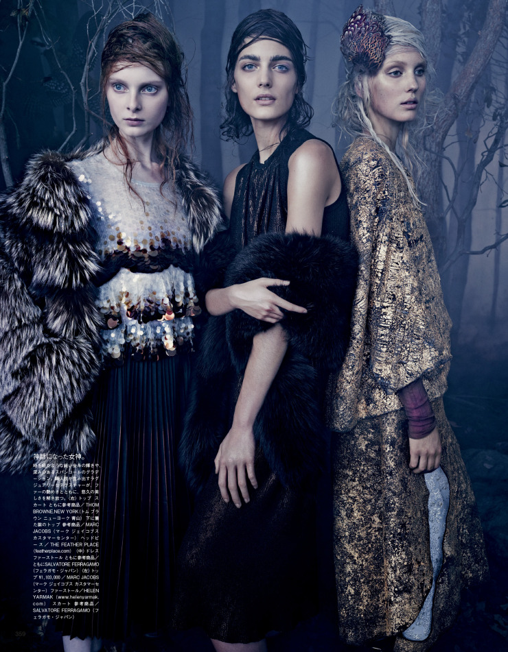 Inspiration. Into the woods by Emma Summerton for Vogue Japan October ...
