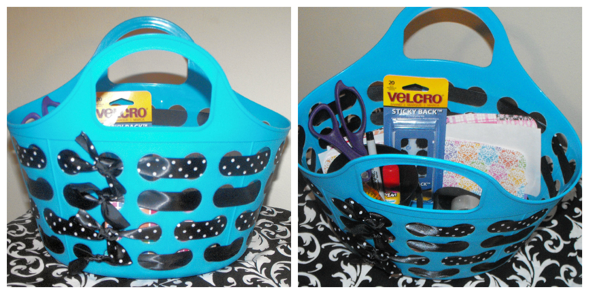 Coley's Corner: Another Dollar Store Basket Makeover