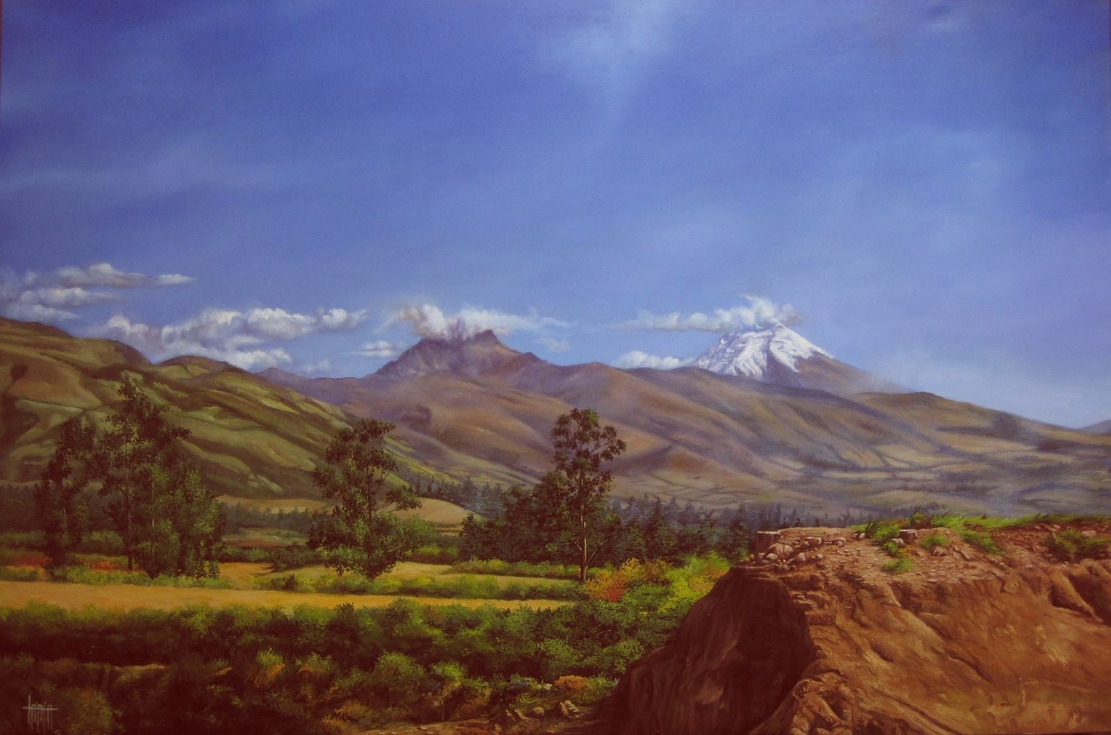 TAPIA: PAISAJES DE PABLO TAPIA PINTOR ECUATORIANO
