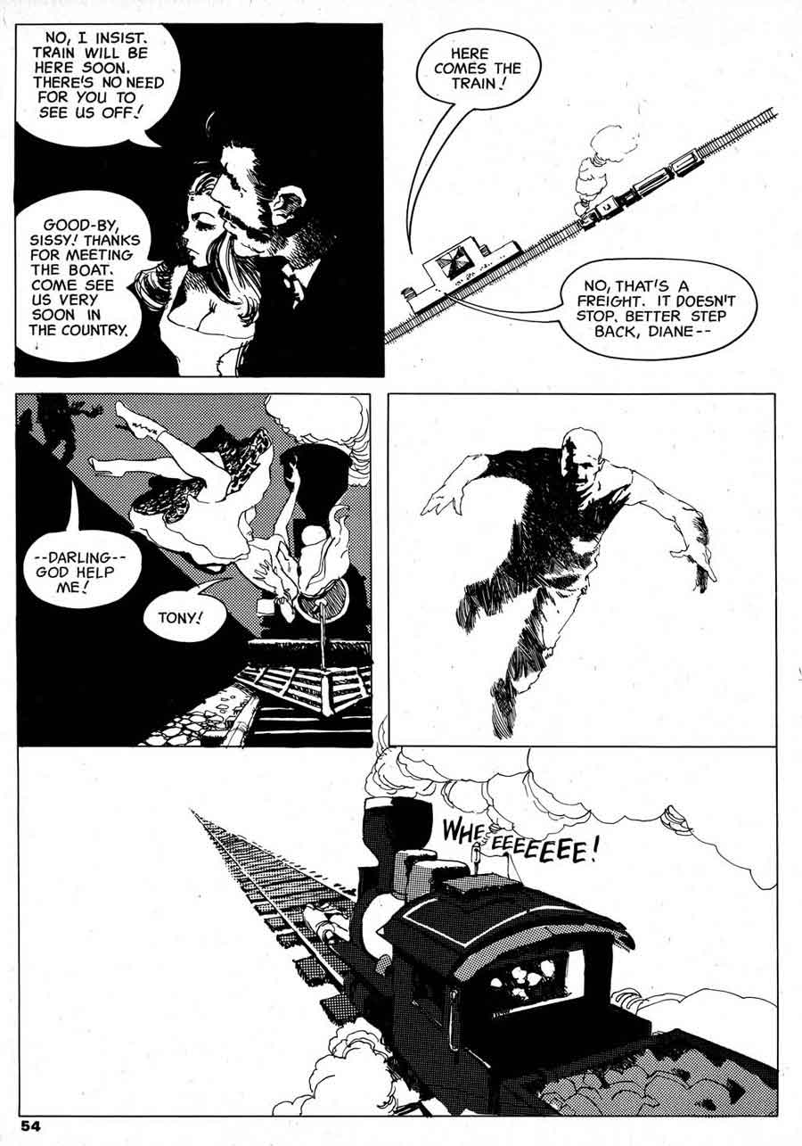 Eerie v3 #15 - Jeff Jones art - Pencil Ink