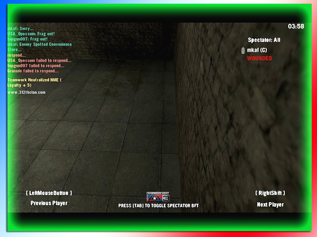 America's Army 3: Recce Rectal Cranial Inversion Redleg Rectal Cranial ...