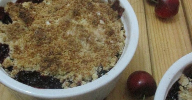 Cherry Mulberry Crumble Recipe- Paleo, Vegan, Refined Sugar Free ...