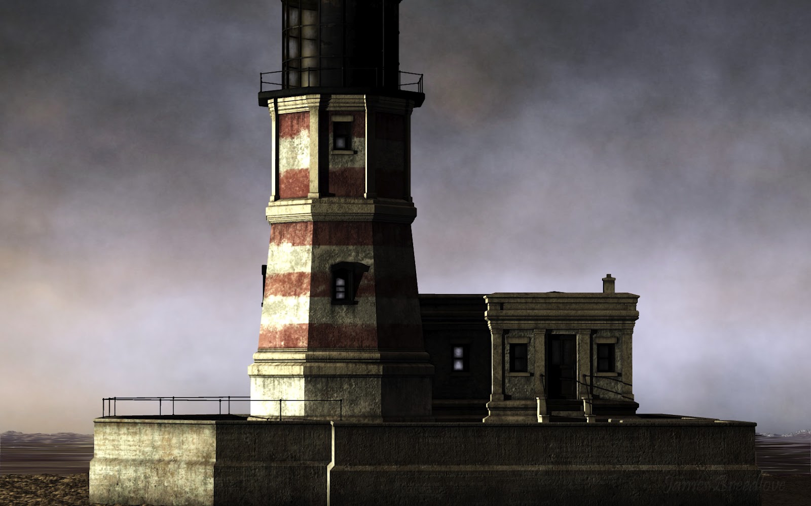 The toll of a lighthouse