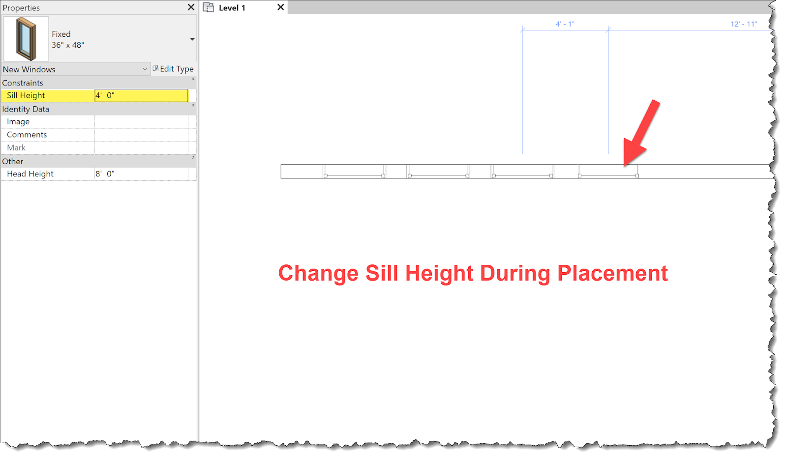 BIM Chapters: Resetting A Default Instance Parameter in Revit