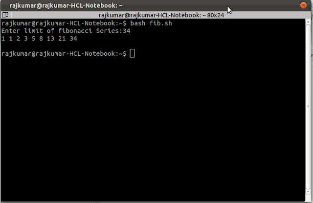 Shell Script To Print Fibonacci Series Its All About Linux