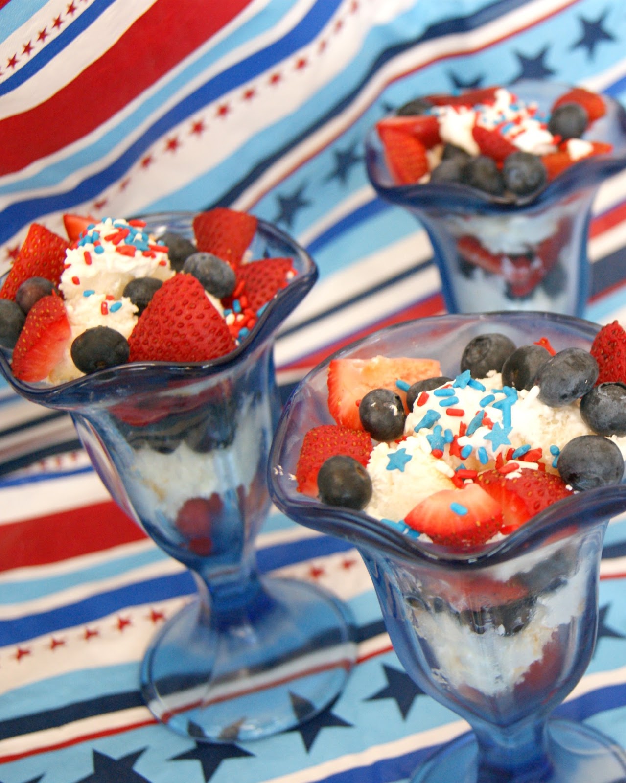 michelle paige blogs: Quick! Red, White & Blue Parfaits