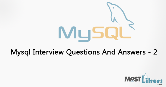 PHP and Mysql Interview Questions with example Answer - Mostlikers