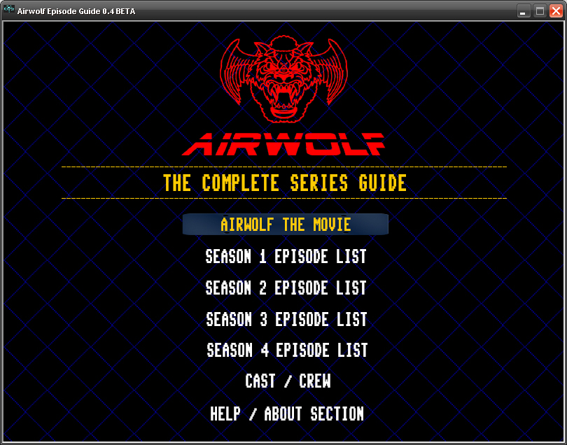 The Airwolf UPC Serial & Merchandise Database: Airwolf Episode Guide v1.7
