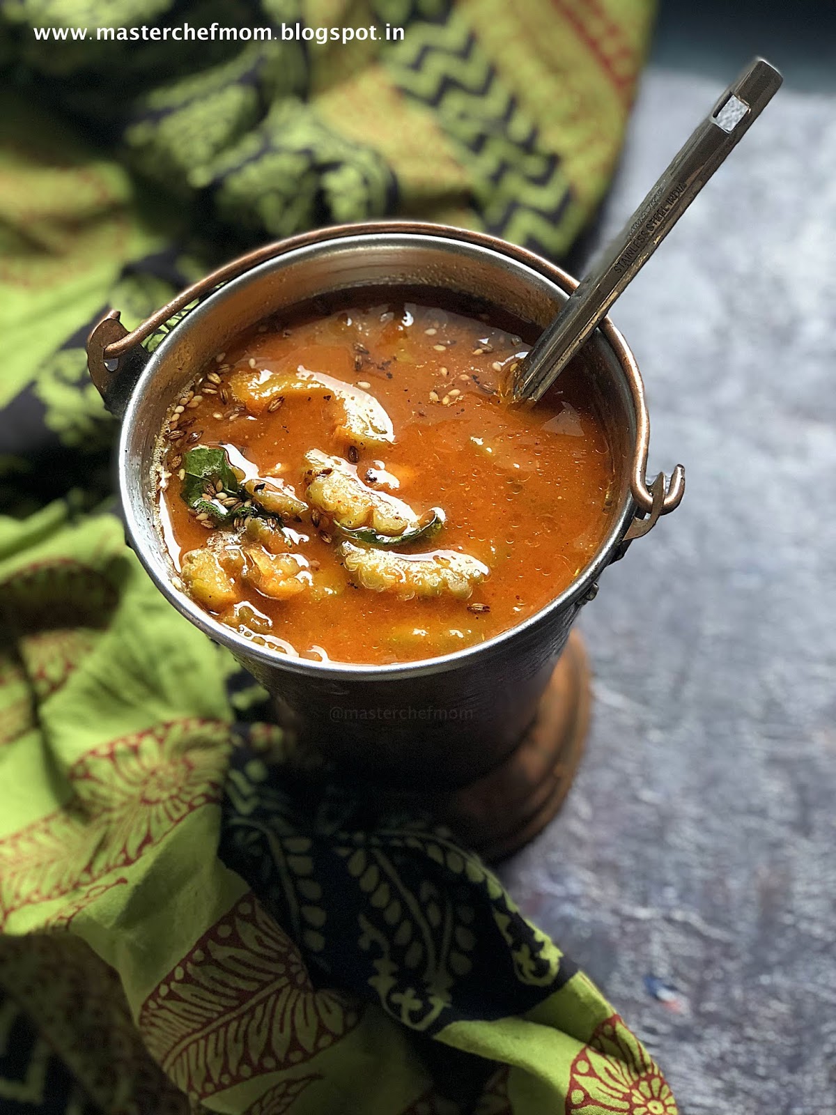 MASTERCHEFMOM: Pavakkai Gothsu | Bitter Gourd Curry Recipe | Gluten ...